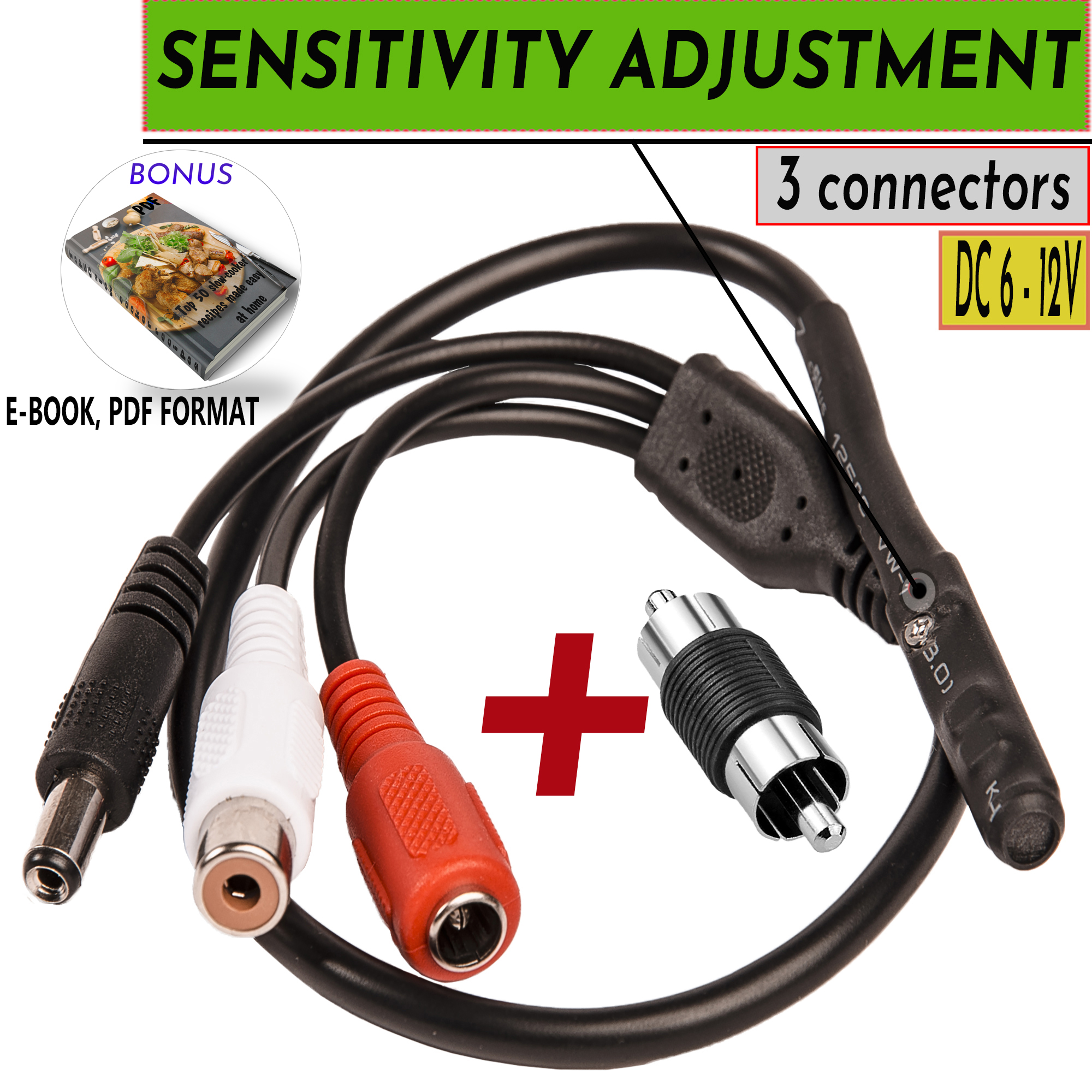 USA Sales Group: CCTV Microphone Security Outdoor Microphone Audio ...